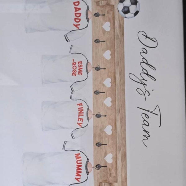 Fathers's Day Print of Child's Drawing Images Personalised Including ...