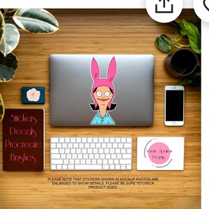 Bob and Moolissa Laptop Sticker Bob's Burgers - Etsy