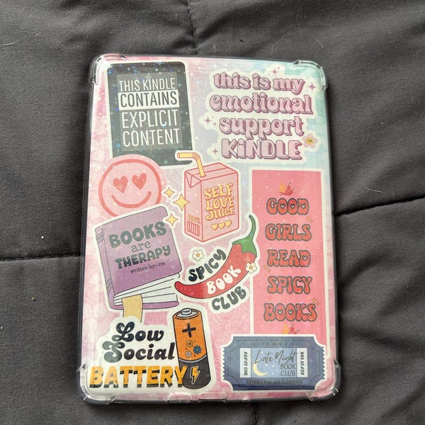 Kindle Insert Girly Kindle Decor Pink E-reader Skin Printable Kindle ...