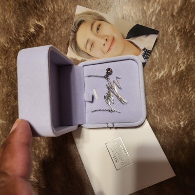 BTS JUNGKOOK Signature Necklace Bts Jeon Jeong Guk Necklace by Chiplop ...