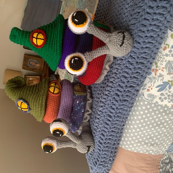 Snail Stacking Toy Crochet Pattern PDF, Amigurumi Snail Ring Tower ...