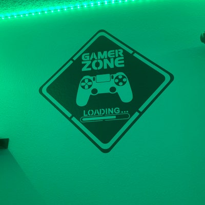 Gamer Zone, Wall Decal, Gamer Decals, Gamer Stickers, Controller, Video ...