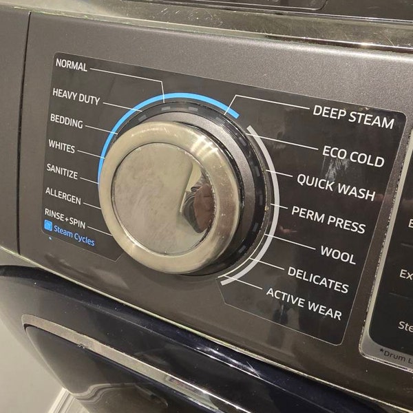 Samsung Model WF45T6000AV Washer Sticker Sheet Labels / Decals - for ...
