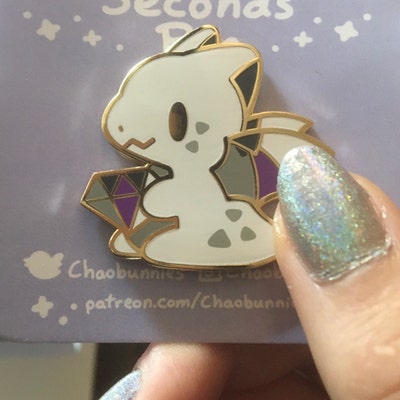 Demi Pride Dragon Enamel Pin - Etsy