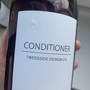 White Label Collection PLASTIC 300ml/500ml Reusable Amber Pump Bottle ...