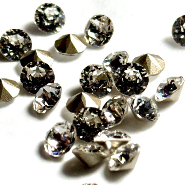 12 Pieces 8mm 1088 Capri Blue Crystal 39ss Chatons - Etsy