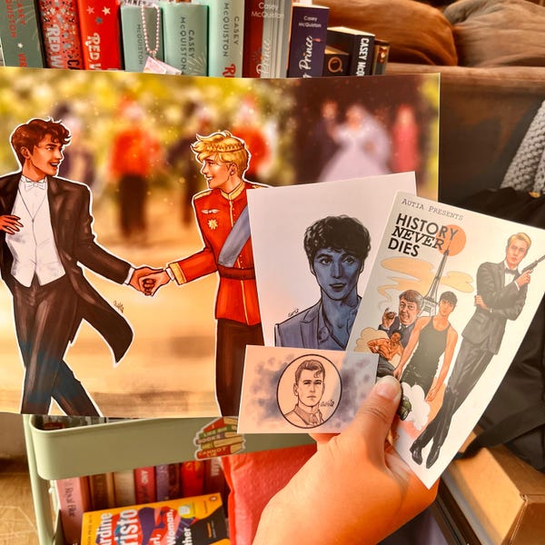 RK1K Postkarte Connor x Markus, Detroit Become Human, A6 Kunstdruck ...