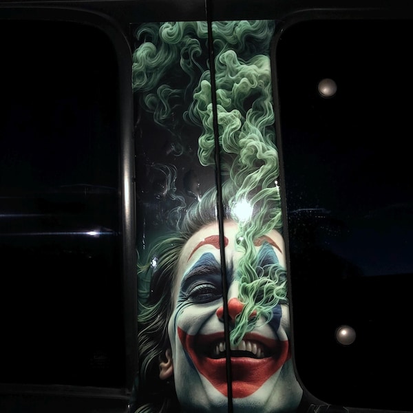 Car Doors Livery Pillar Sticker Joker Universal Stickers - Etsy
