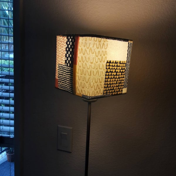 Contemporary Lamp Shades, Handmade Square Lampshade, Modern Lampshades ...