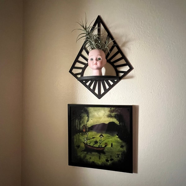 10x10" PHYSICAL PRINT - Swamp Skeletons Print on Enhanced Matte Paper ...