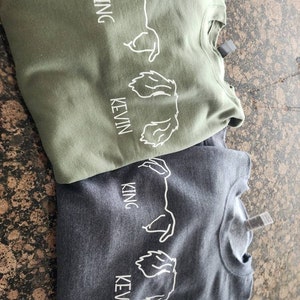 Custom Portrait Hoodie or Crewneck Custom Portrait From Photo Outline ...