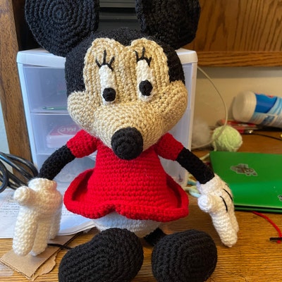 MINNIE AMIGURUMI PATTERN - Etsy