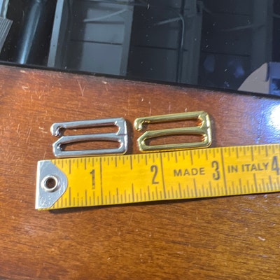 Set of 2 Rings OR 2 Sliders in Rose Gold for Swimwear or Bra - Etsy