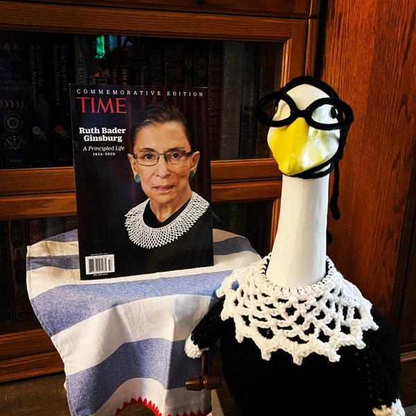 Justice Ginsburg Goose Geese Outfit Crochet Federal Judge Lawn Goose ...