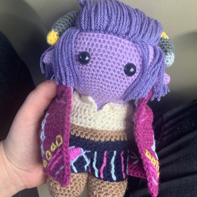 Critical Role Inspired Mollymauk Doll Crochet PDF PATTERN ONLY - Etsy