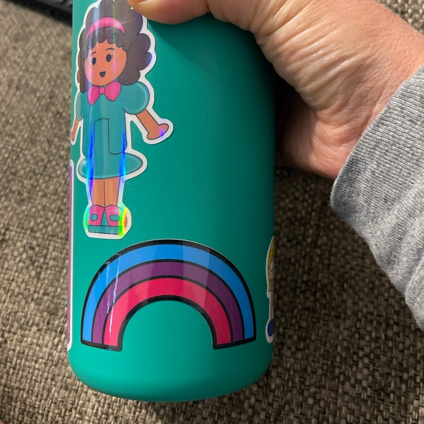 BI PRIDE STICKER | Love Sticker, Bisexual Pride Sticker, Lgbt Sticker ...