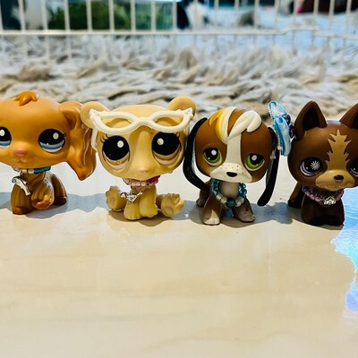Littlest Pet Shop Clothes LPS Accessories 6 Custom Collars PETS NOT ...