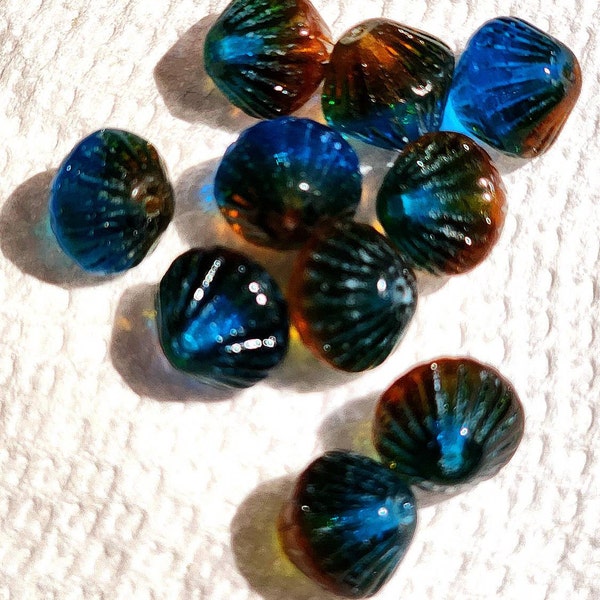 50pcs: Marbled Berry Opal 4x2mm Firepolished Rondelle, Faceted Donut ...