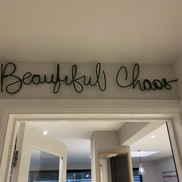 Custom Wooly Words • Wire Art • Kids Decor • Colourful Words • Children ...