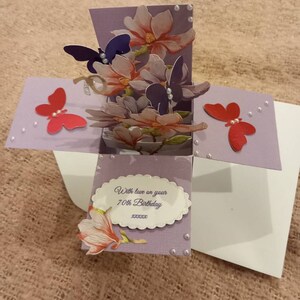 Beautiful Pop up Box Card for a Baby Boy - Etsy