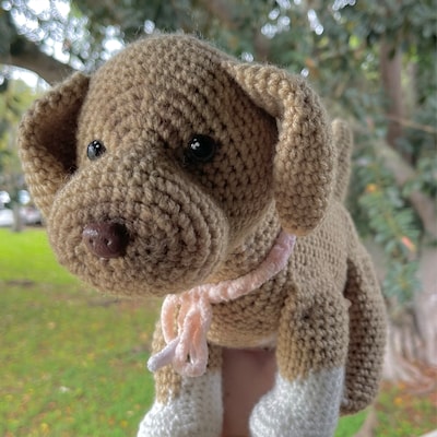 Staffordshire Bull Terrier Crochet Pattern. Staffie Crochet Pattern ...
