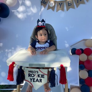 Fast One 1st Birthday Tassel Banner, Race Car Highchair Decoration ...