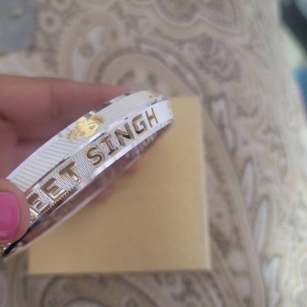 925 Silver Punjabi Kada | Men's Sikh Bracelet | Non-adjustable Sterling ...