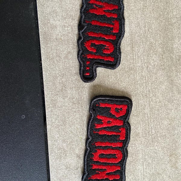 ANTICI... PATION - Embroidered Patch Set - Rocky Horror Cult Classic ...