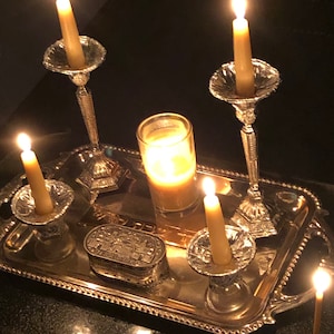 Matte Collection Set of 3 Beeswax Yahrzeit 24 Hour Candles for Yom Tov ...