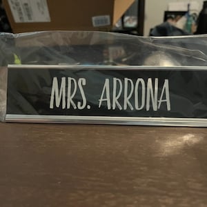 Trendy Teacher Desk Plate Custom Classroom Decor - Etsy