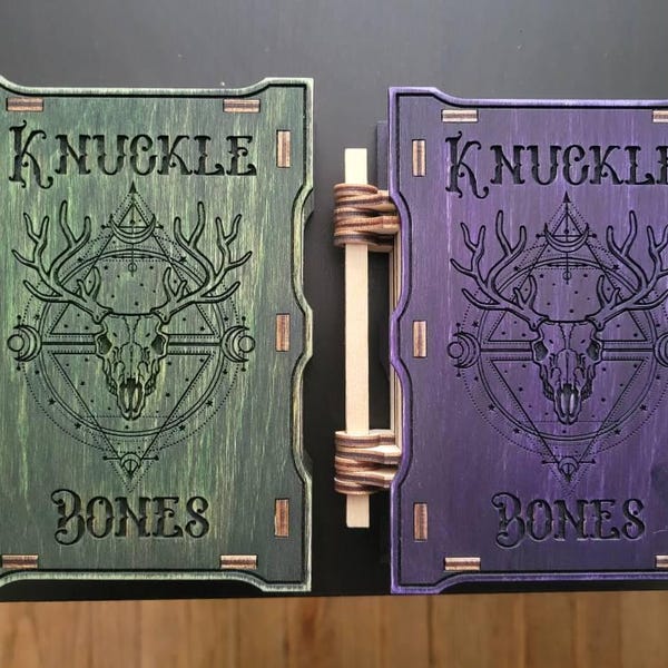 Knucklebones Dice Game and Custom Dice Box ~ Free Dice ~ Knuckle Bones ...