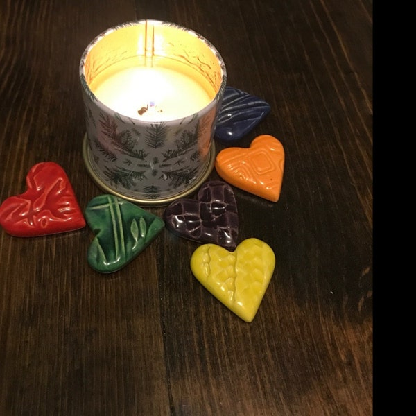 Feeling Hearts, Ceramic Pocket Stones, Memorial Gifts, Loss of Loved ...