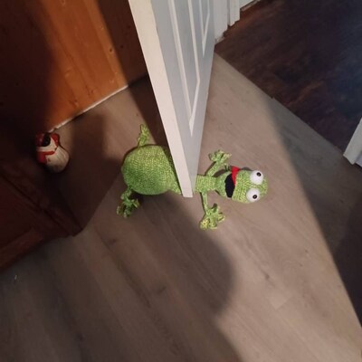 The Original Squashed Frog Door Stopper Amigurumi Instant Download PDF ...