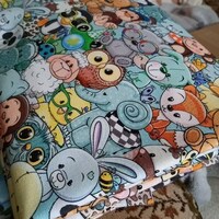 Reststück 0,8m French Terry Sommersweat verrückte Tiere Stoff French Terry Reststück 0,8m - Etsy.de