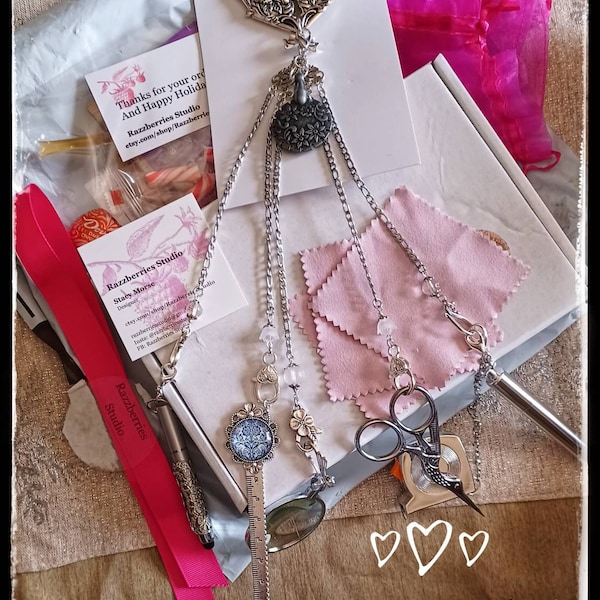 Chatelaine Tools - Gift Sets of 3,4, or 7 Victorian Needlework Tools ...