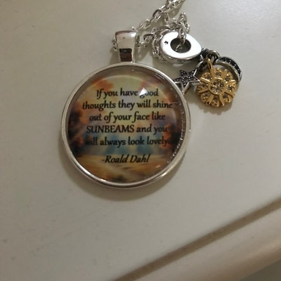 Raven Pendant, Raven With Book, Crow Necklace, Literary Jewelry - Etsy