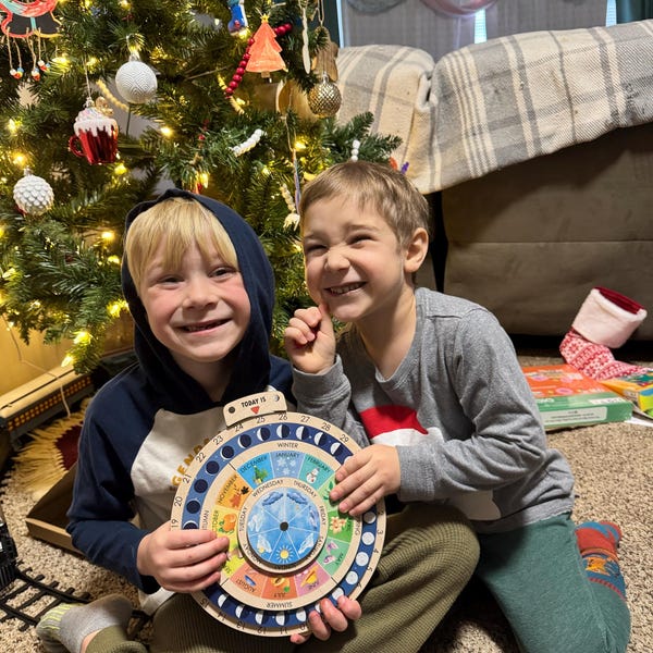 Montessori Calendar Wooden Calendar for Kids Montessori Circle Time ...