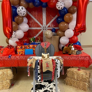 NAME 1st RODEO Back Number-personalizedcowboy-1st | Etsy