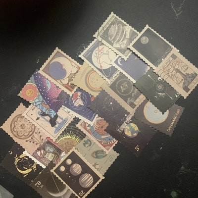 Celestial Horoscope Stickers, Vintage Zodiac Star Stickers, Astrology ...