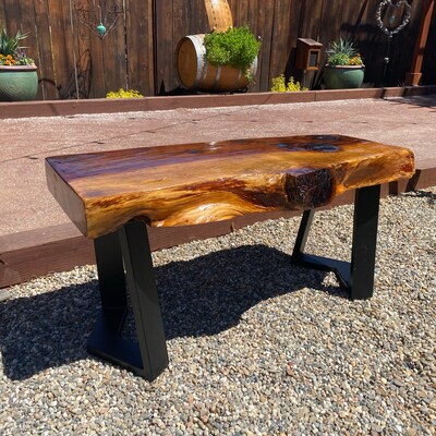 H 16 Inch Cress Bench Legs, Black Powder Coated, 1 Pair, SS400 - Etsy