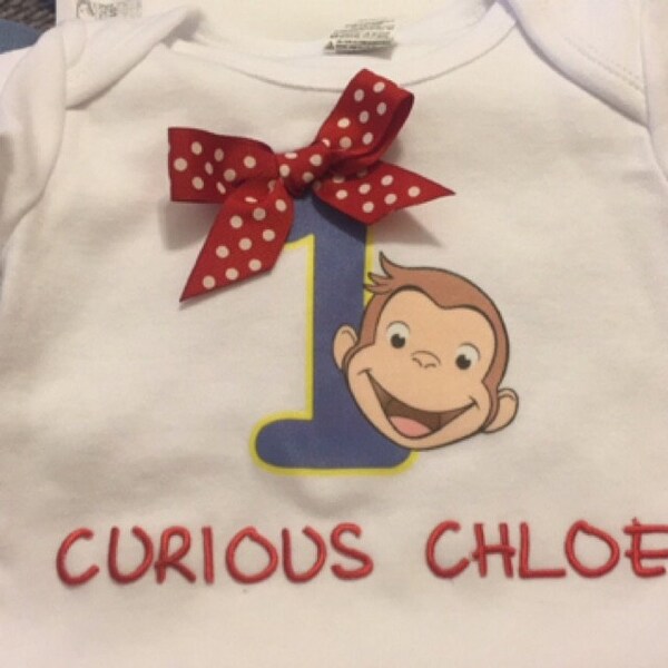 Curious George Birthday Outfit, Curious George Tutu Set - Etsy