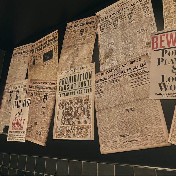 Vintage Newspaper Prohibition Front Page True Crime Journal Pages | 10 ...
