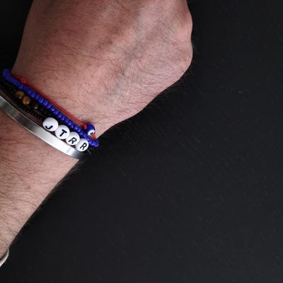 Custom/personalised Subversive/rude/funny Beaded Bracelets - Etsy