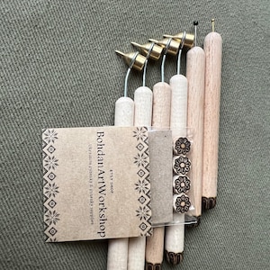 Kistka, Kistka Set, Decorated Wood Burned Kistka, Egg Decorating Tool ...