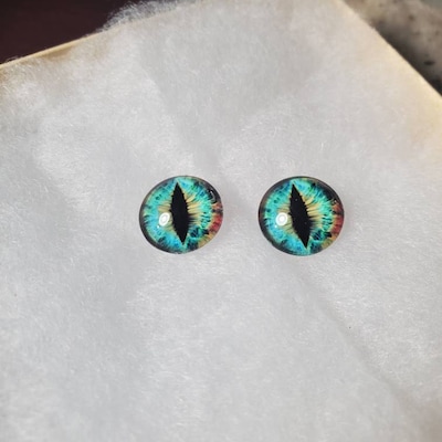 Glass Eyes Lizard Reptile Dragon Taxidermy Eye Cabochons 8mm 10mm 12mm ...