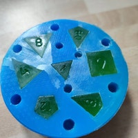 D20 Skull Geode 33mm Dice Sharp Edge, D&D Dice Set for Dungeons and ...