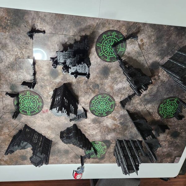 Gothic Wargaming Terrain Ruins: 28mm Sci-fi Tabletop Scenery Set - Etsy