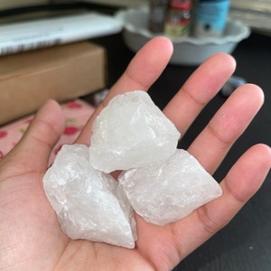 Clear Quartz Chunk Clear Quartz Raw Rough Clear Quartz Raw Clear Bulk ...