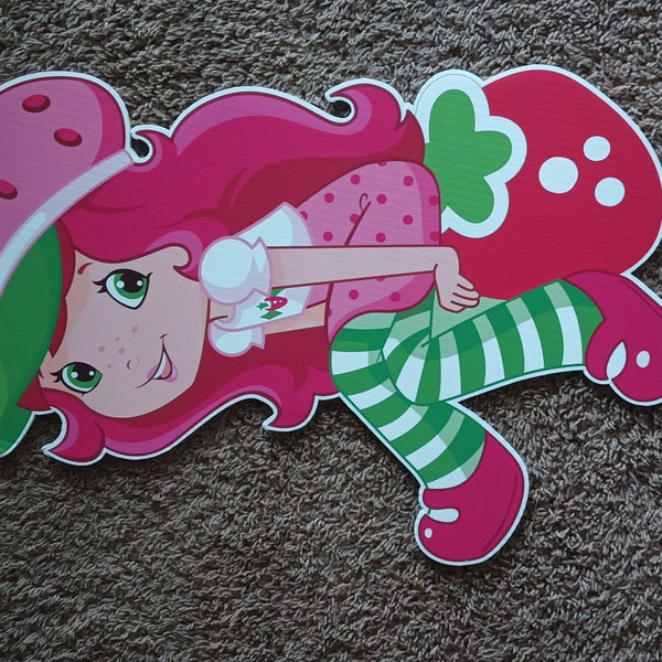 Strawberry Shortcake Birthday Cutouts and Yard Signs - Etsy