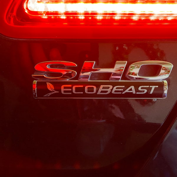 Uncoated Ford Ecobeast, Ecobeauty or Twin Turbo: (2) Emblem Ecoboost ...